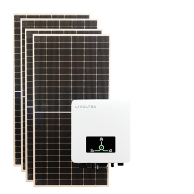 Kit Solar Sine Energy Residencial 599kWh/mês Livoltek 3kW 220V
